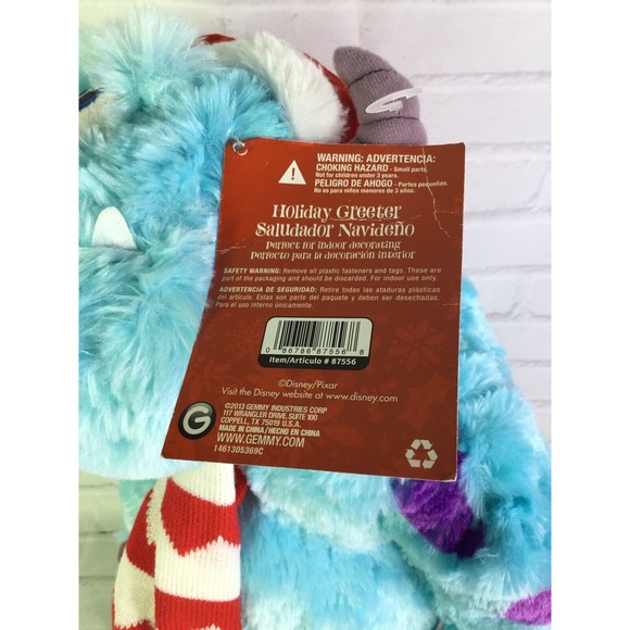Disney | Toys | Gemmy Disney Pixar Monsters Inc Sulley Christmas Plush ...